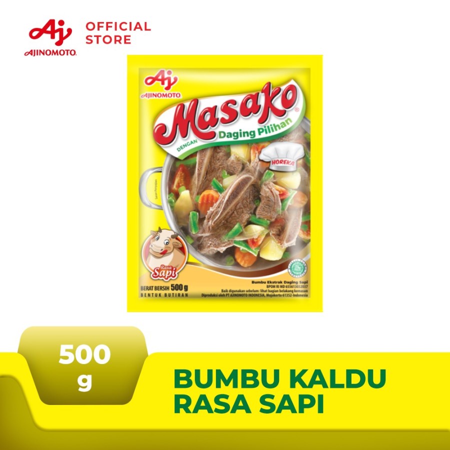 Jual Masako® Bumbu Kaldu Sapi Penyedap Rasa 500g | Shopee Indonesia