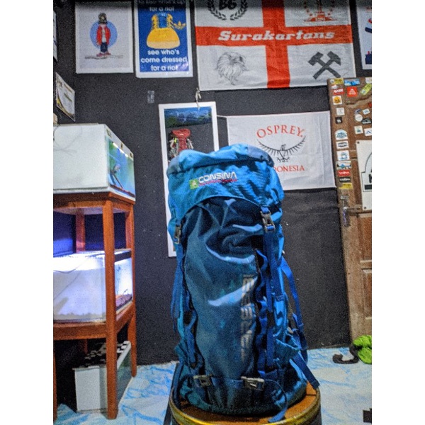 Jual Carier Consina Tarebi 60L. Tas Gunung Second Original | Shopee ...