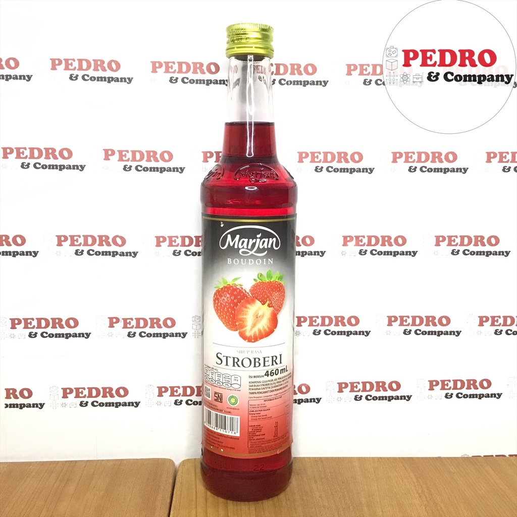 Jual Marjan syrup sirup rasa stobery strawberry stoberi 460 ml | Shopee ...