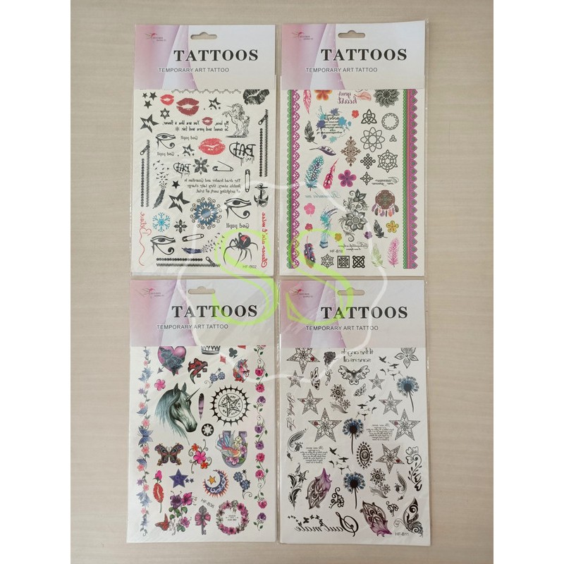 Jual Stiker Tato (Uk 28,5 Cm X 16 Cm) | Shopee Indonesia