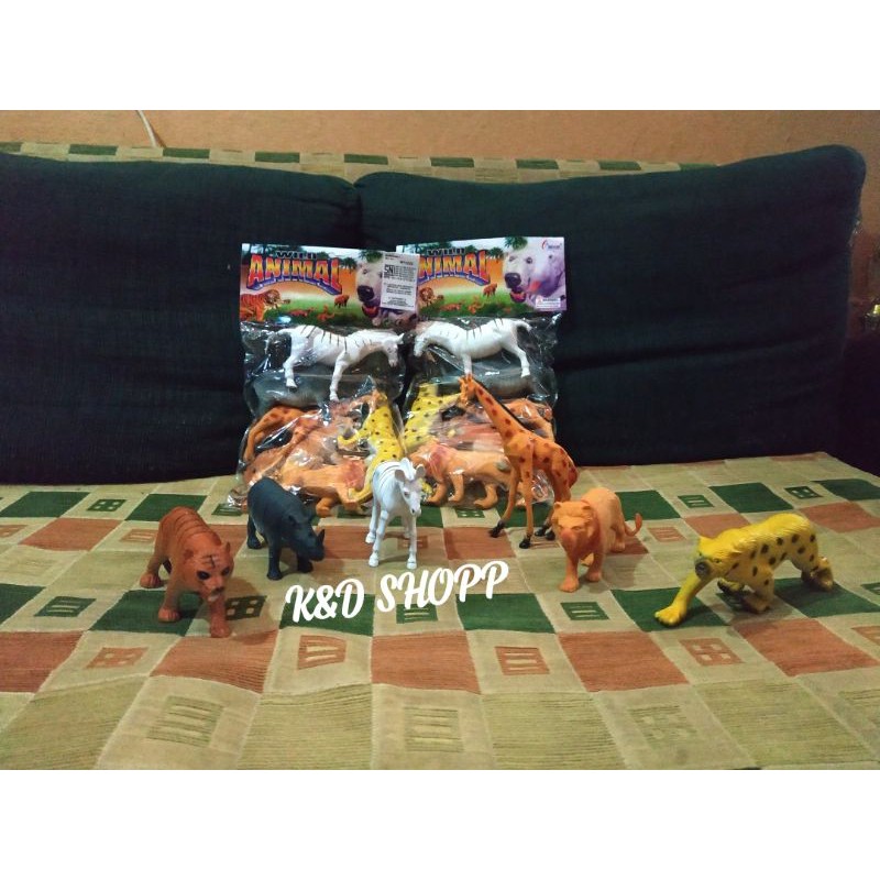 Jual MAINAN HEWAN-MAINAN ANIMAL JUNGLE-JERAPAH-SINGA-BADAK | Shopee ...