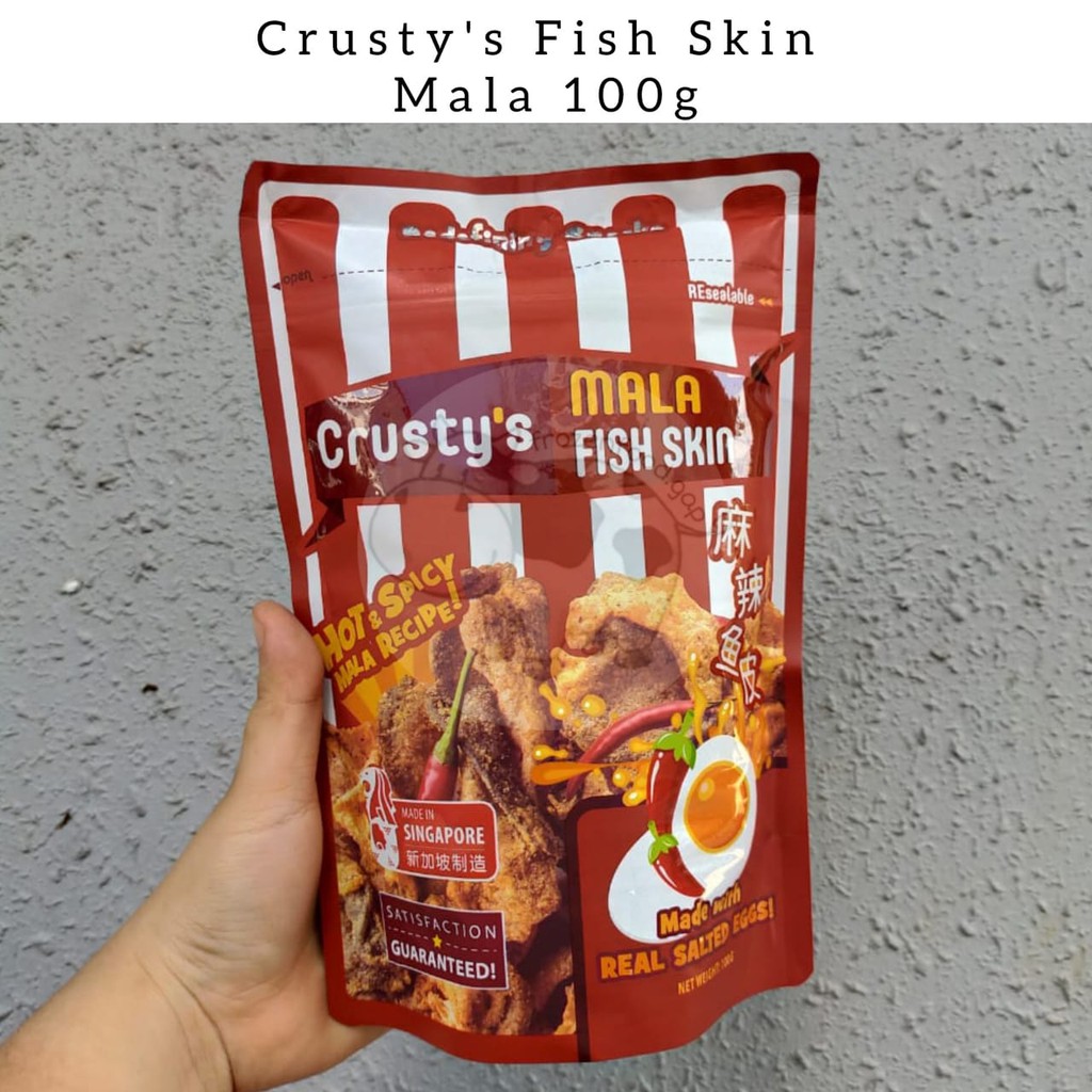 Jual CRUSTY'S FISH SKIN MALA 100G | FROZENFOODGAP | Shopee Indonesia