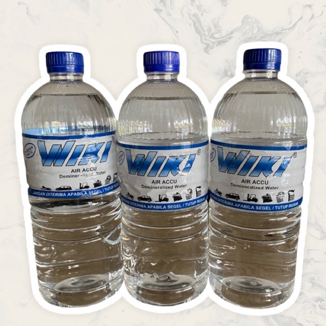 Jual Air Aki Accu Mobil Wiki 1 Liter | Shopee Indonesia