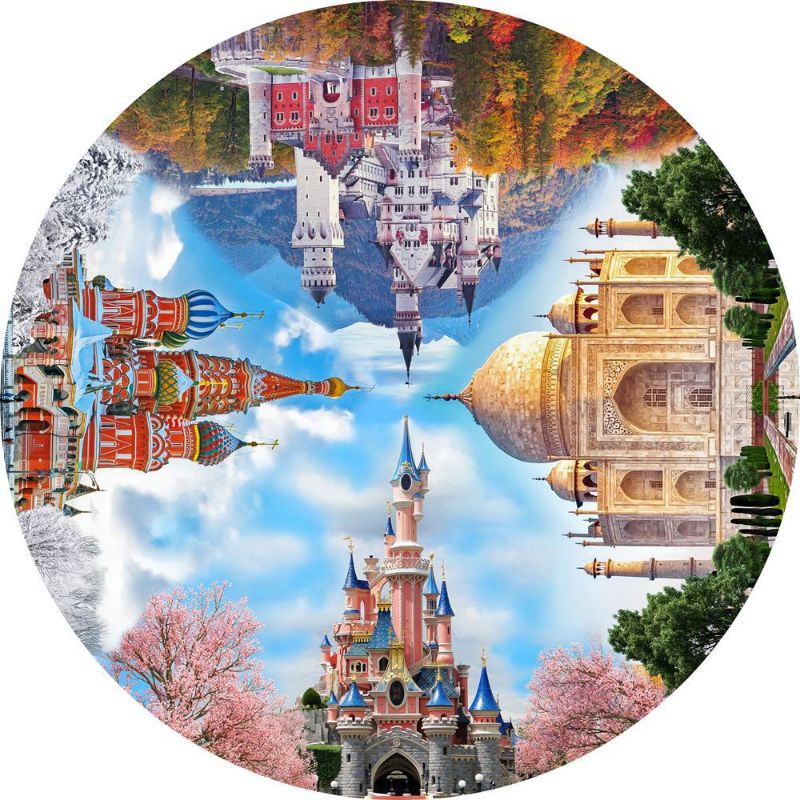 Jual Round Jigsaw Puzzle 1000 pcs - puzzle bulat | Shopee Indonesia