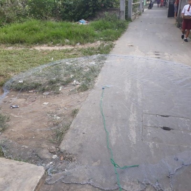 Jual jala ikan 1"panjang 3 meter berat 4 kg senar 0,30 jala lempar full ...