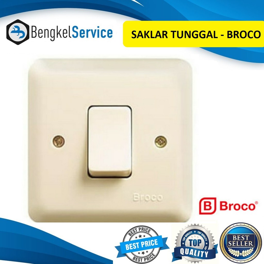 Jual Saklar Broco Tunggal Saklar Single Saklar Engkel Saklar Inbow ...