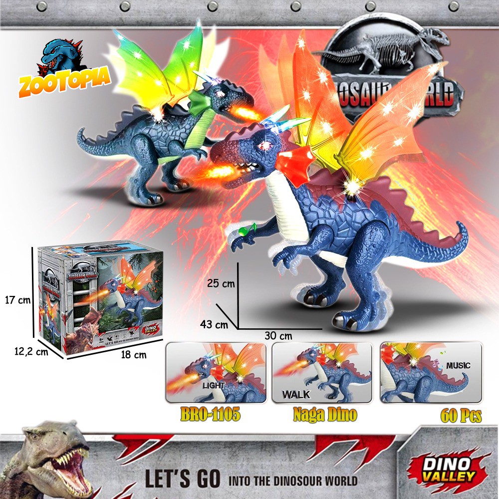 Jual TERBARU MAINAN ANAK NAGA DINO BRO 1105 | Shopee Indonesia