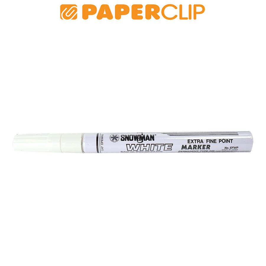 Jual PAINT MARKER SNOWMAN EXTRA FINE POINT WHITE EFWP-12 | Shopee Indonesia