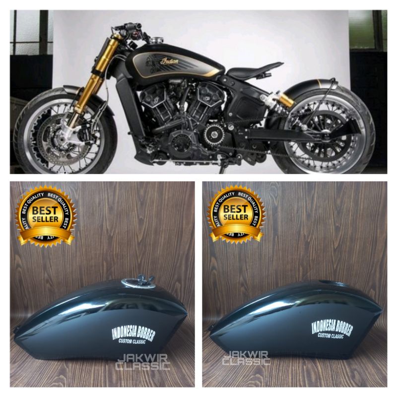 Jual TANGKI CUSTOM INDIAN BOBBER HARLEY TUTUP NINJA | Shopee Indonesia