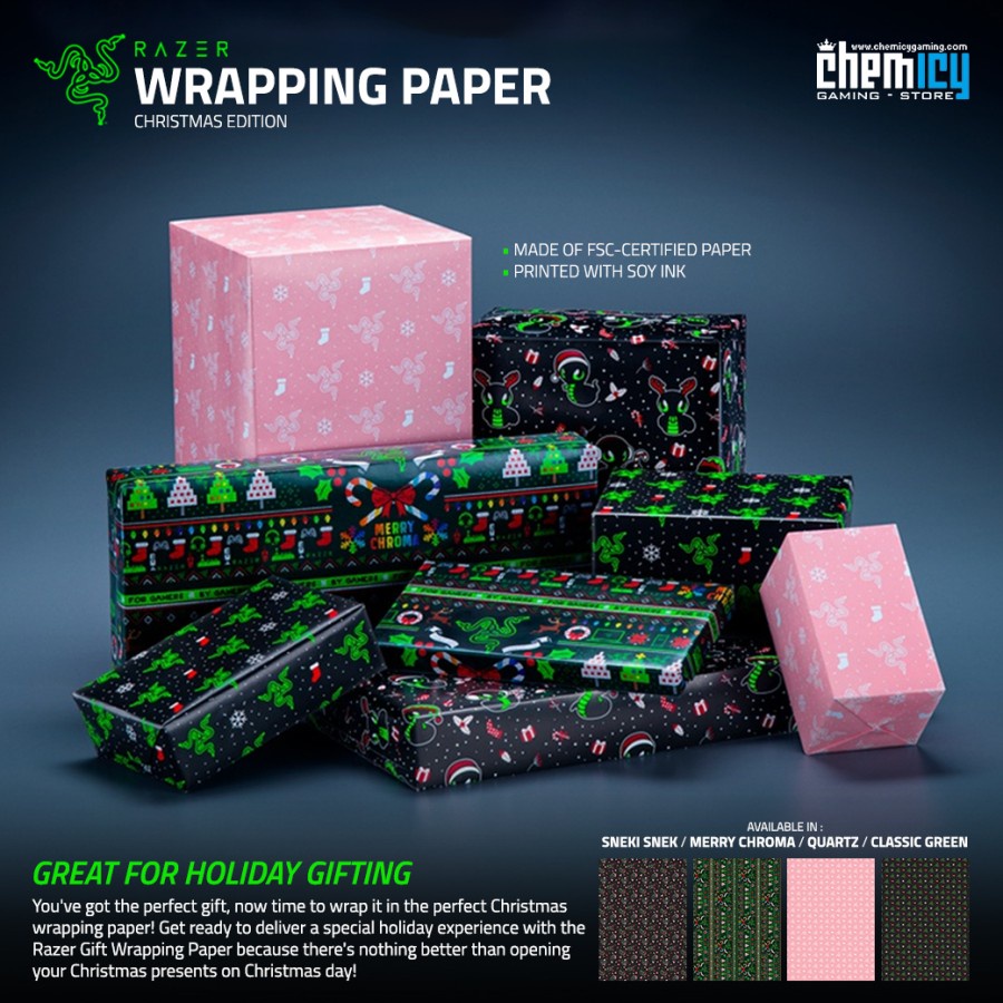 Jual Razer Wrapping Paper | Shopee Indonesia
