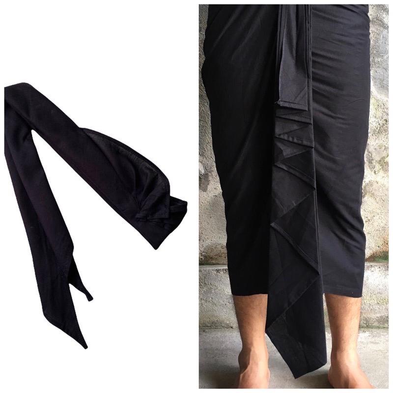 Jual Paket Kamen Hitam Kancut Jadi + Udeng Hitam Setengah Jadi + Bunga ...