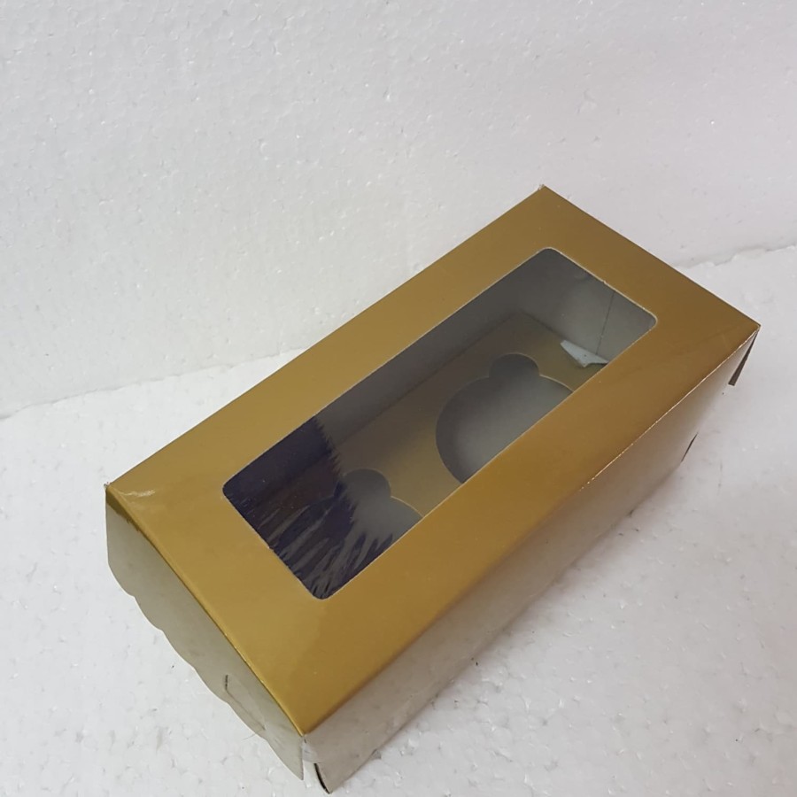 Jual Dus Cupcake Gold isi 2 (10pcs) | Shopee Indonesia