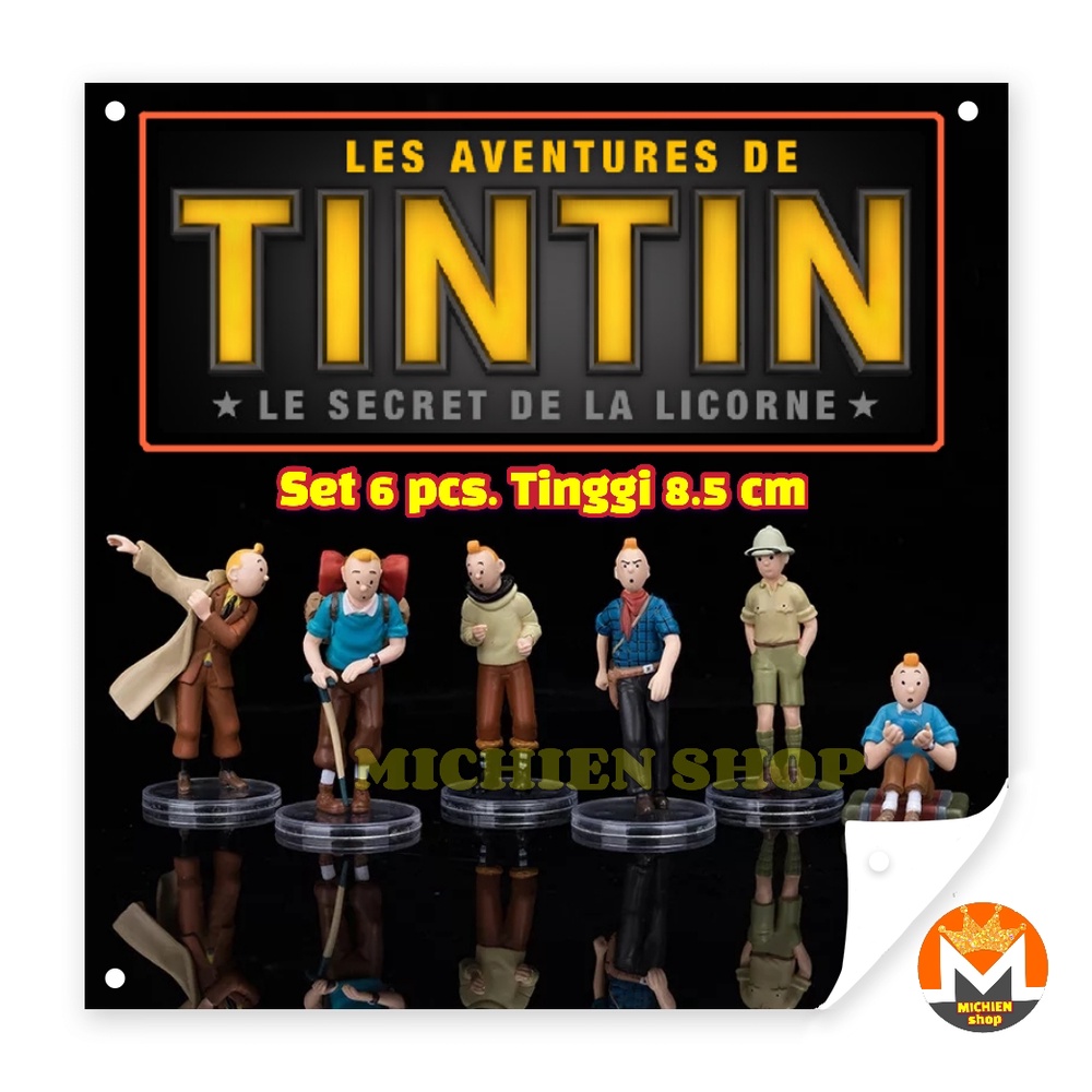 Jual FIGURE TINTIN ISI 6 SERI BARU | Shopee Indonesia