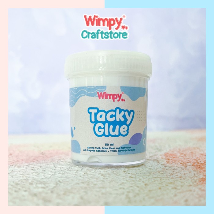 Jual Wimpy Tacky Glue Lem Putih Bahan Craft Bahan Kerajinan Tangan Lem ...