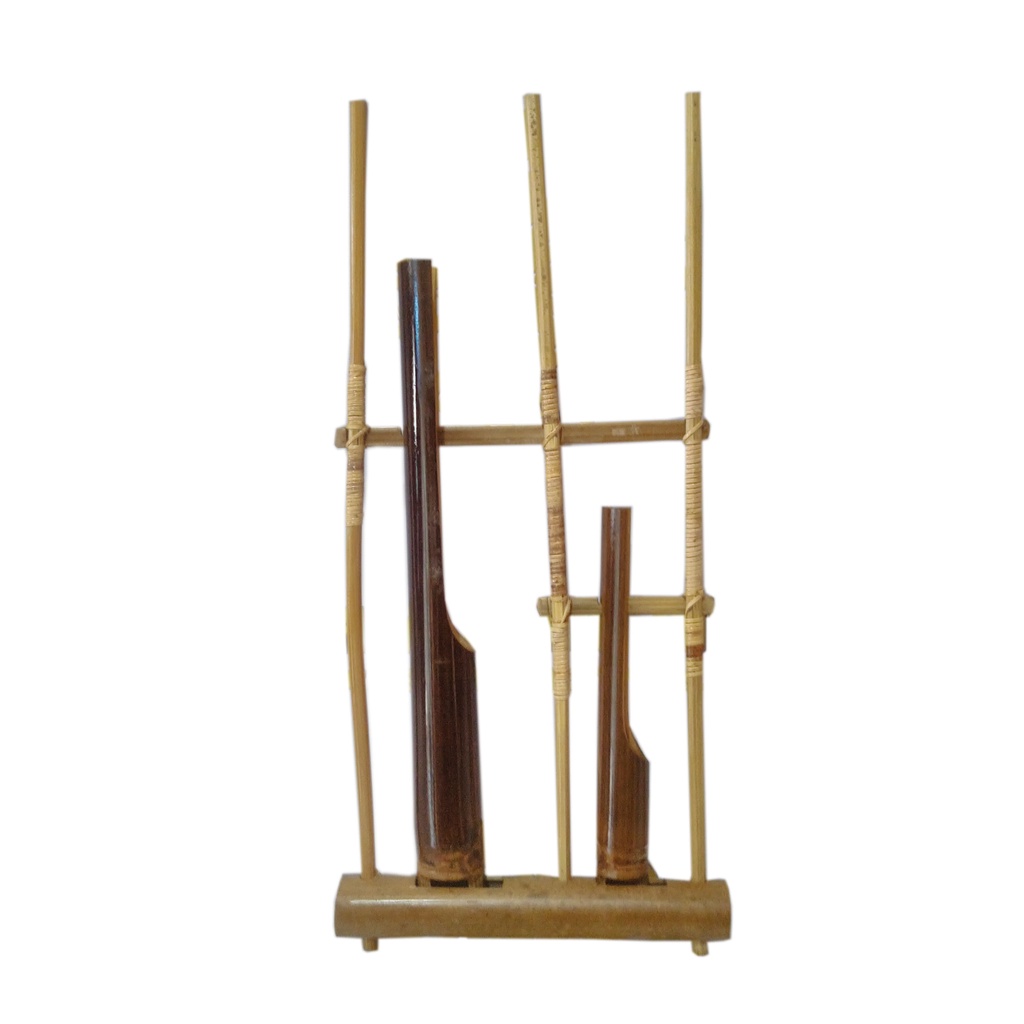 Jual angklung satuan satu pcs nada 1 oktaf doremifasolasido bambu tali ...