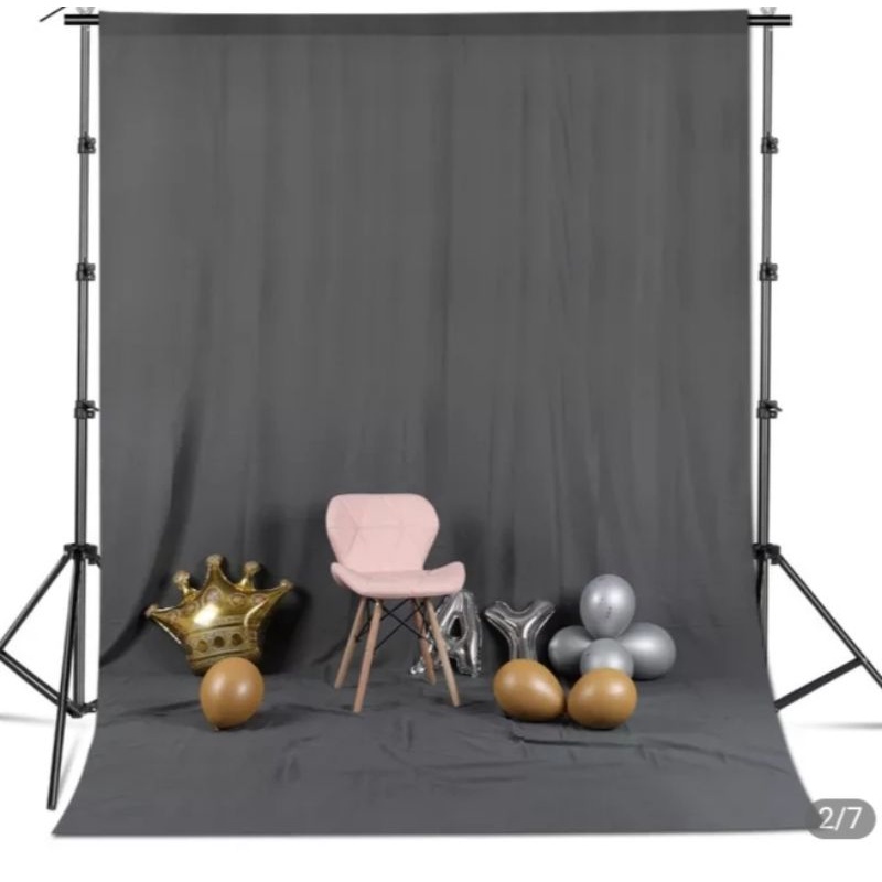 Jual Backdrop tinggi 5 meter x lebar 150cm background tirai kain abutai ...