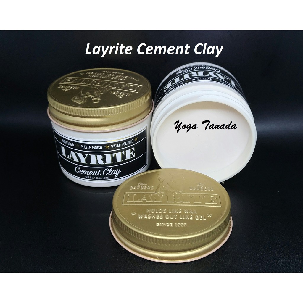 Jual POMADE LAYRITE CEMENT MATTE FINISH CLAY ORIGINAL (FREE SISIR ...