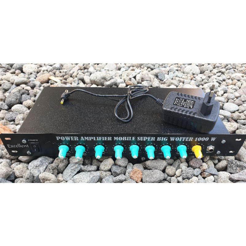 Jual Power Ampli Mobil 12v Super Woffer Setereo Equalizer+karaoke ...