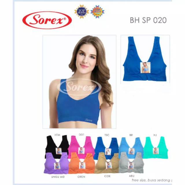 Jual Bh Bra Sport Senam Olahraga Sorex SP020 | Shopee Indonesia