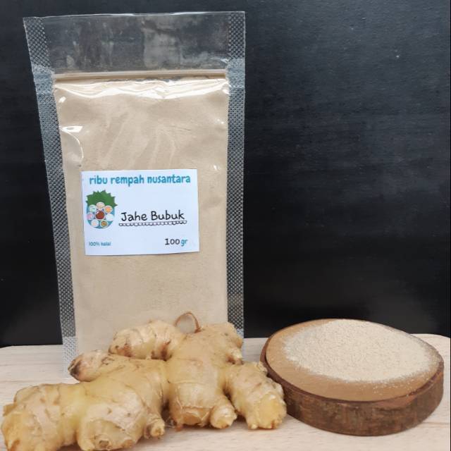 Jual 100gr & 50gr Jahe emprit Bubuk / Ginger Powder | Shopee Indonesia