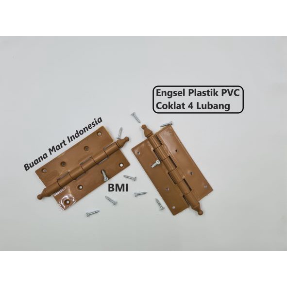 Jual Engsel Plastik PVC COKLAT Pintu | Engsel Kamar Mandi | Engsel WC ...