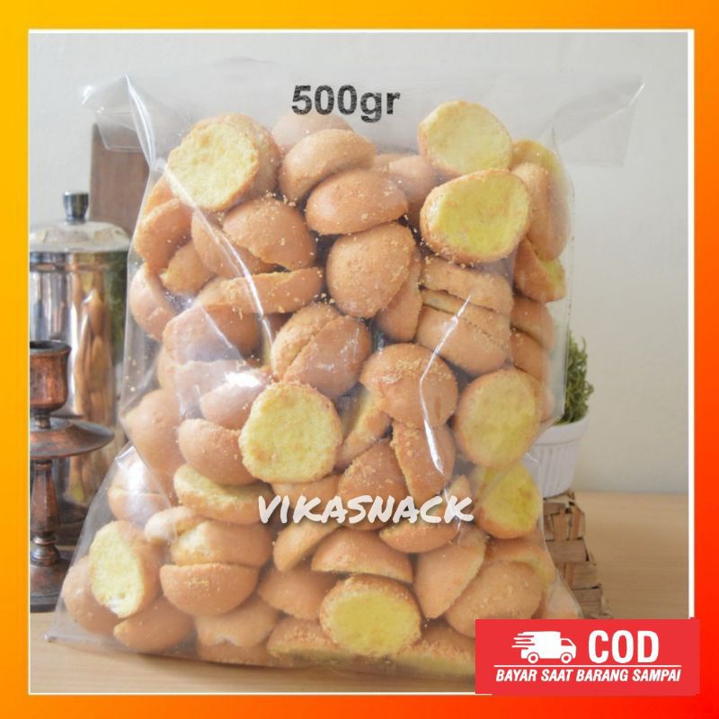 Jual 500gr Roti Bagelan Kering Vanilla merk Mirasa | Shopee Indonesia
