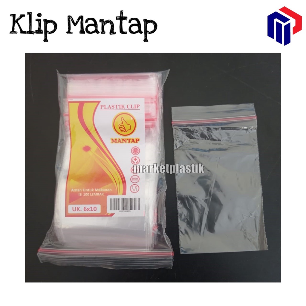 Jual Plastik Klip PE/Zip Lock/Plastik Sambal/Klip Mantap 6x10 @100pc ...