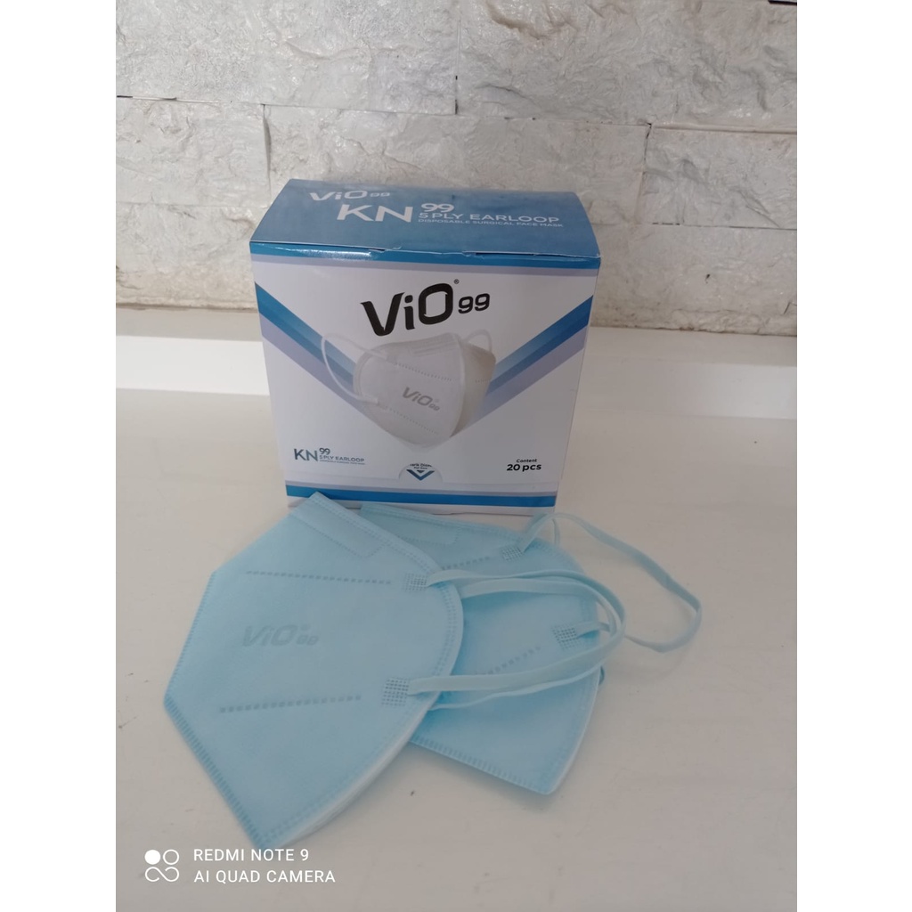 Jual Masker Vio Kn95 ,5 ply isi 20 | Shopee Indonesia