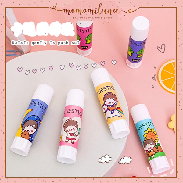 Jual Cartoon glue stick lem stik perekat kertas lucu cute lem batangan ...