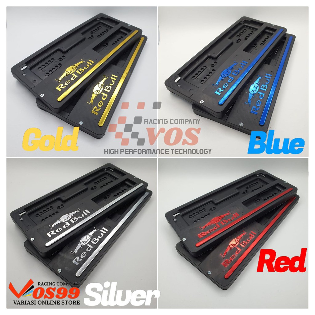 Jual BINGKAI PLAT NOMOR RED BULLL BISA UNTUK SEMUA MOTOR | Shopee Indonesia