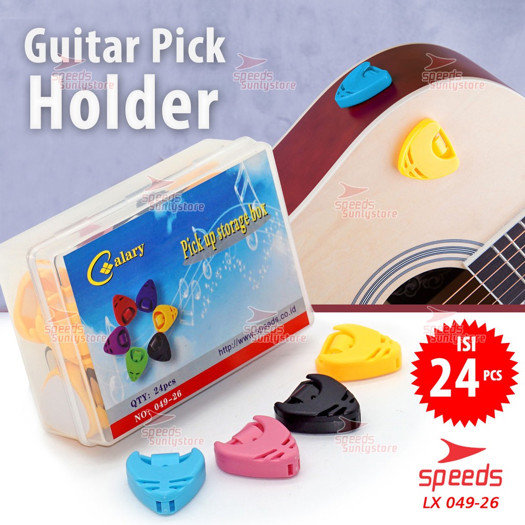 Jual SPEEDS Alat Musik Pick Gitar Pick Holder SPEEDS Tempat Pick Gitar ...