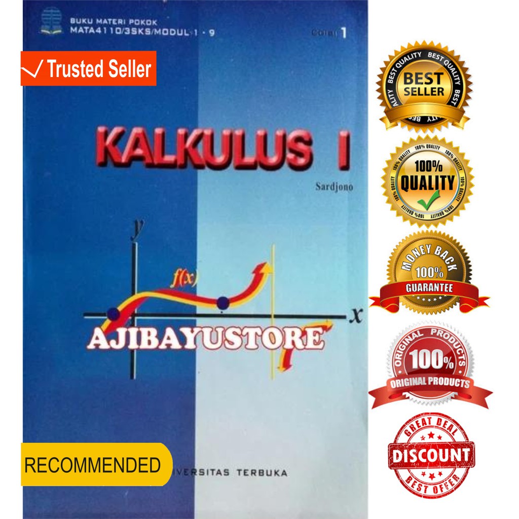 Jual Buku Kalkulus 1 Sardjono Universitas Terbuka | Shopee Indonesia