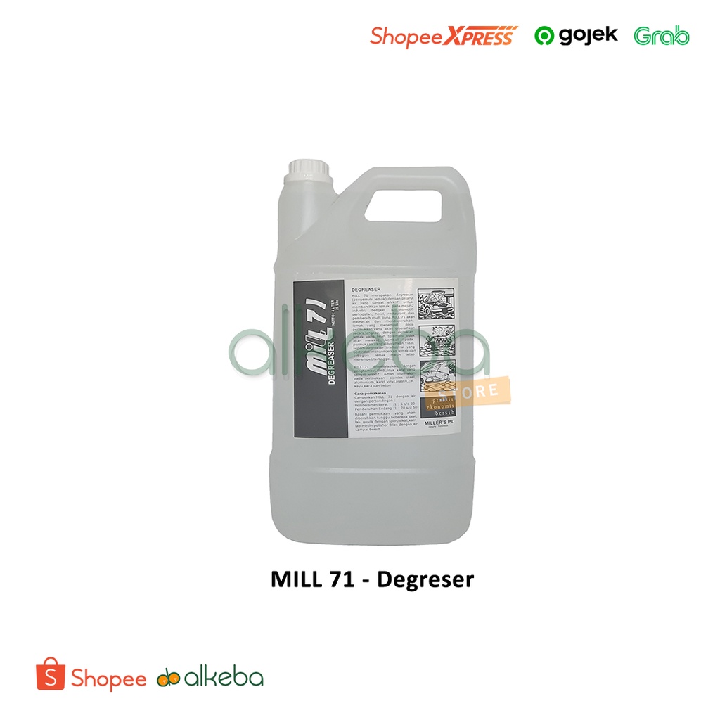 Jual Mill 71 Degreaser 4 Liter – Pembersih Minyak & Lemak | Oil Grease ...