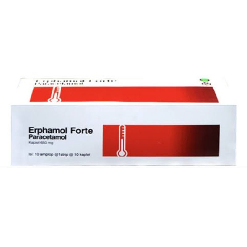 Jual paracetamol 650mg erphamol forte | Shopee Indonesia