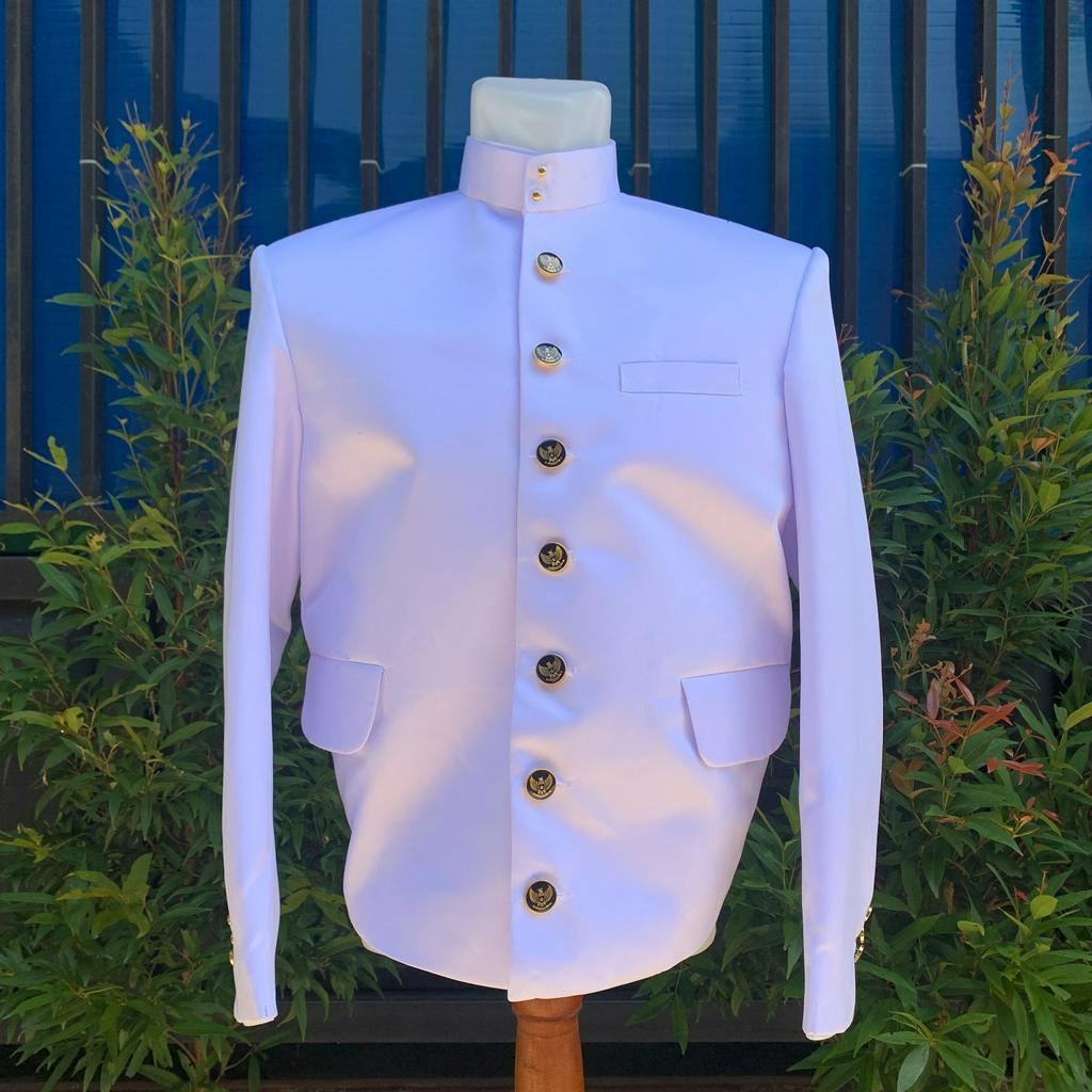 Jual Beskap Jawa Atela Jogja Putih Bersih Tessa | Shopee Indonesia