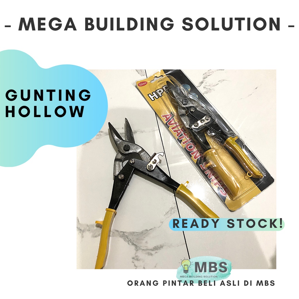 Jual Gunting Hollow 10" /Holo /Baja Ringan /Reng 250mm | Shopee Indonesia