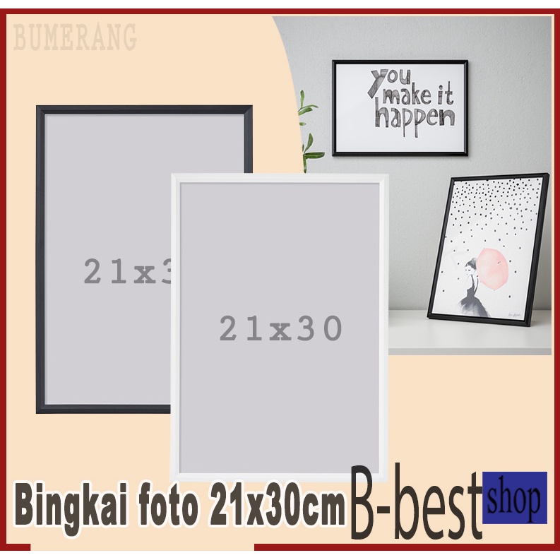Jual Bingkai Figura Foto 21x30 cm BINGKAI UKURAN A 4 / frame photo ...