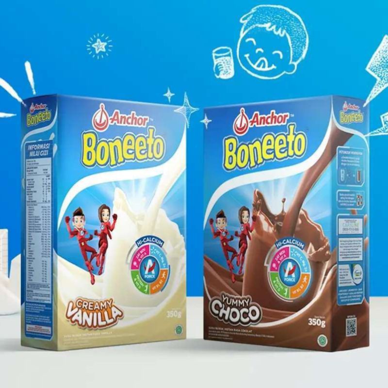 Jual Anchor Boneeto Coklat Vanila 700 gr atau 2x350gr, boneto yummy ...