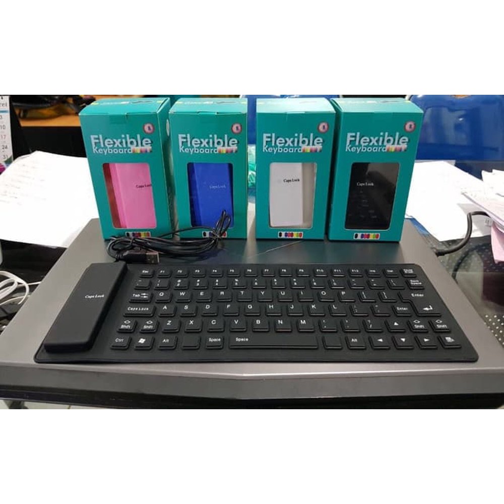 Jual Keyboard USB Flexible PC Laptop | Shopee Indonesia