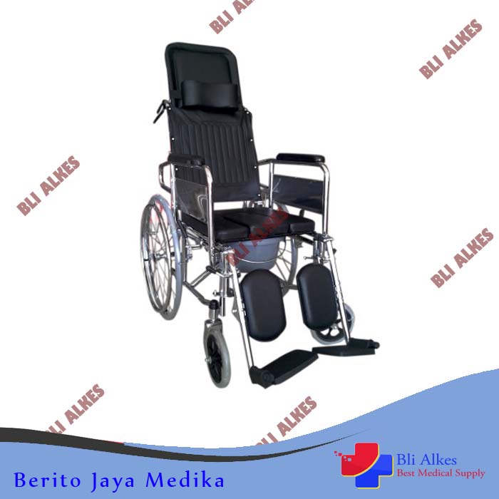 Jual Kursi roda 3in1 GEA Kursi roda bisa bab dan tidur | Shopee Indonesia