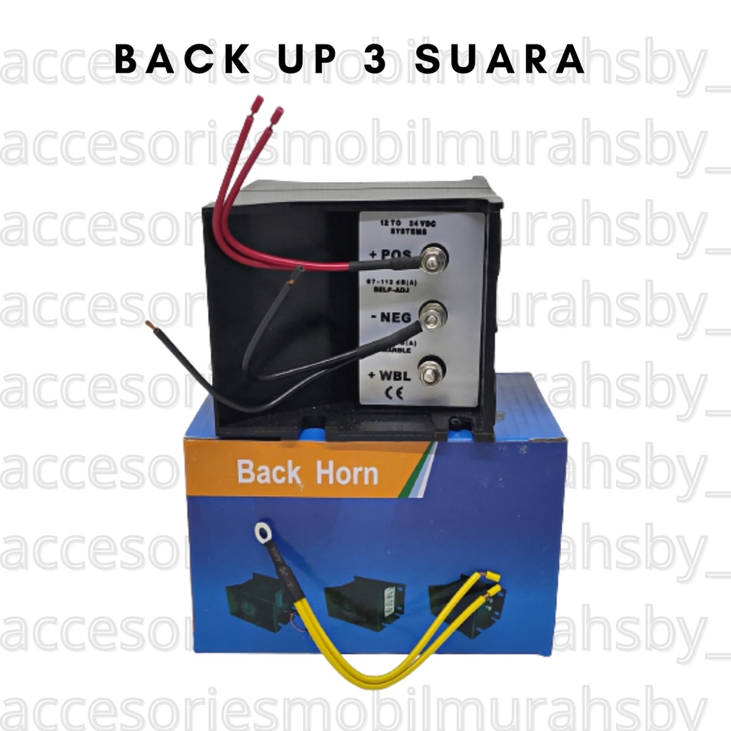 Jual 3 Suara Fungsi Klakson Atret / Back Horn / Alarm Mundur / Back ...