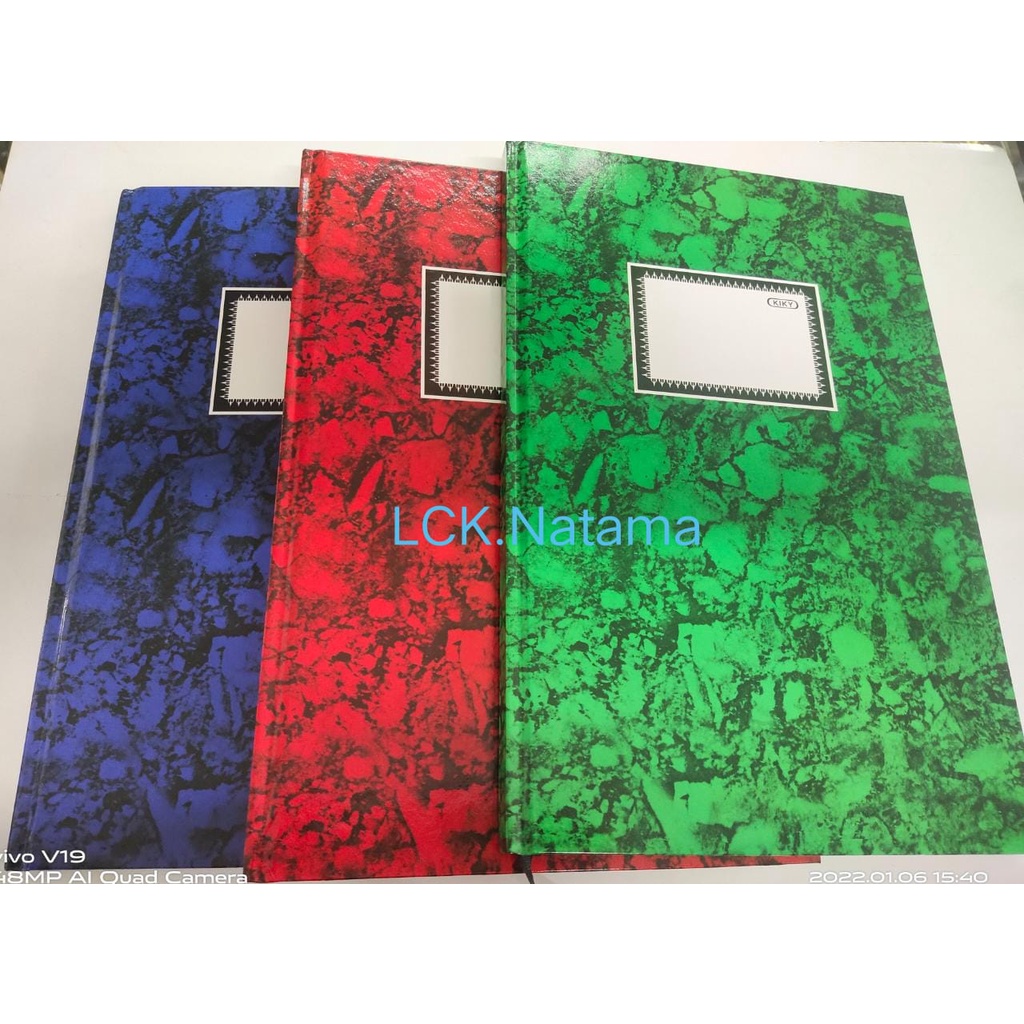 Jual KIKY F4 BUKU TULIS FOLIO HC 100 LEMBAR hard cover | Shopee Indonesia