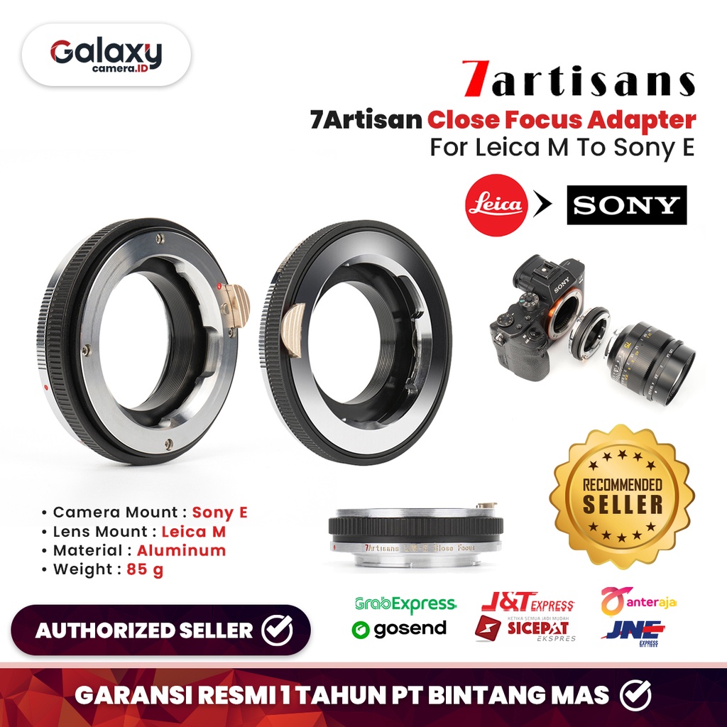 Jual 7Artisans Close Focus Adapter For Leica M To Sony E | Shopee Indonesia
