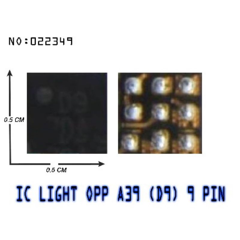 Jual IC OPPO A39 9PIN LAMPU DISPLAY LIGHT D9 9 PIN | Shopee Indonesia