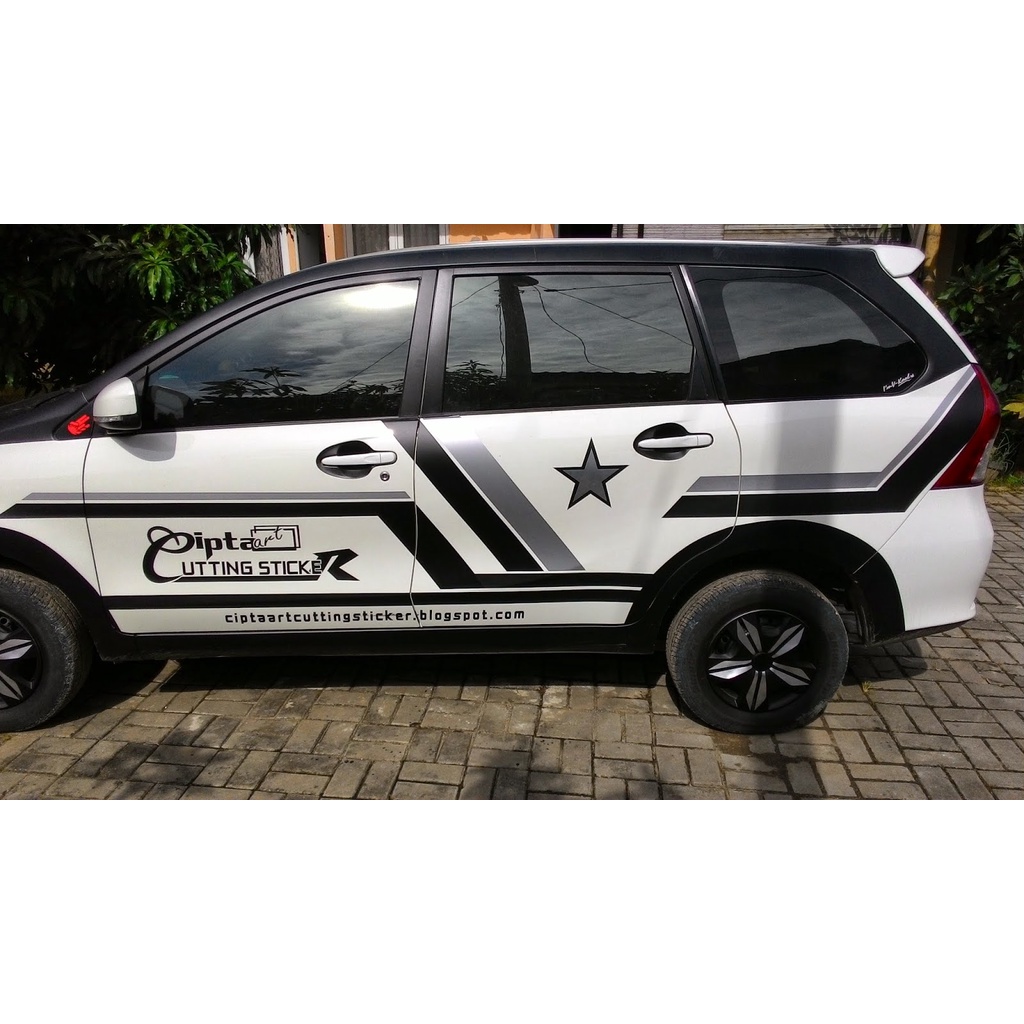 Jual Stiker cutting mobil avanza xenia innova ertiga all tipe mobil ...