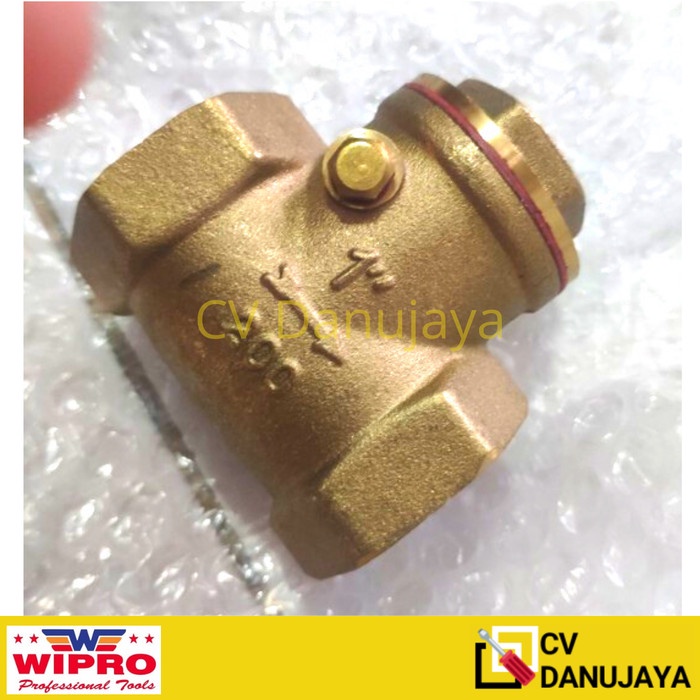 Jual Check Cek Valve Klep Kelep Tabok Valve 1" inch Klep Tabok SWING Foot VALVE C6014 Kuningan ...