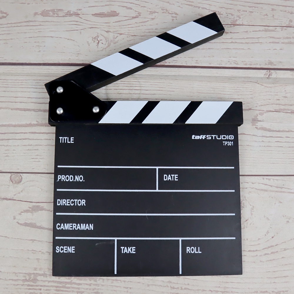 Jual Woopower Profesional Clapper Board Classical Movie Film - TP301 ...