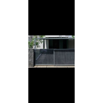 Jual Pintu Gerbang Minimalis / Pagar / Pager Besi Calvanis Premium ...