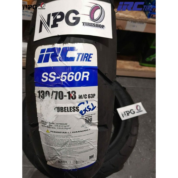 Jual IRC 130/70-13 (TUBELESS) ban luar belakang motor Nmax / Nmax new ...