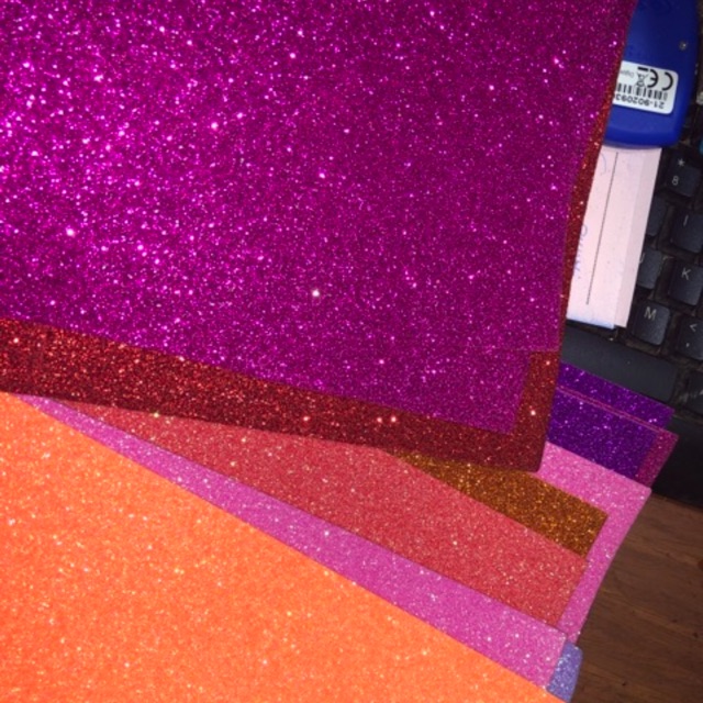 Jual Busa glitter a4 satuan ada banyak warna | Shopee Indonesia